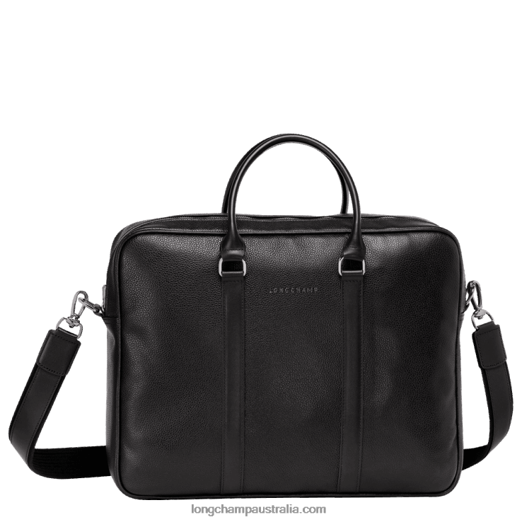 Longchamp Men Le Foulonne Briefcase M FR20H1100 Black [FR20H1100 ...